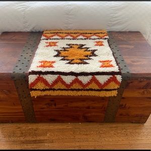 Wall Decor | Vintage Tapestry Aztec Fringe Rug | Poshmark